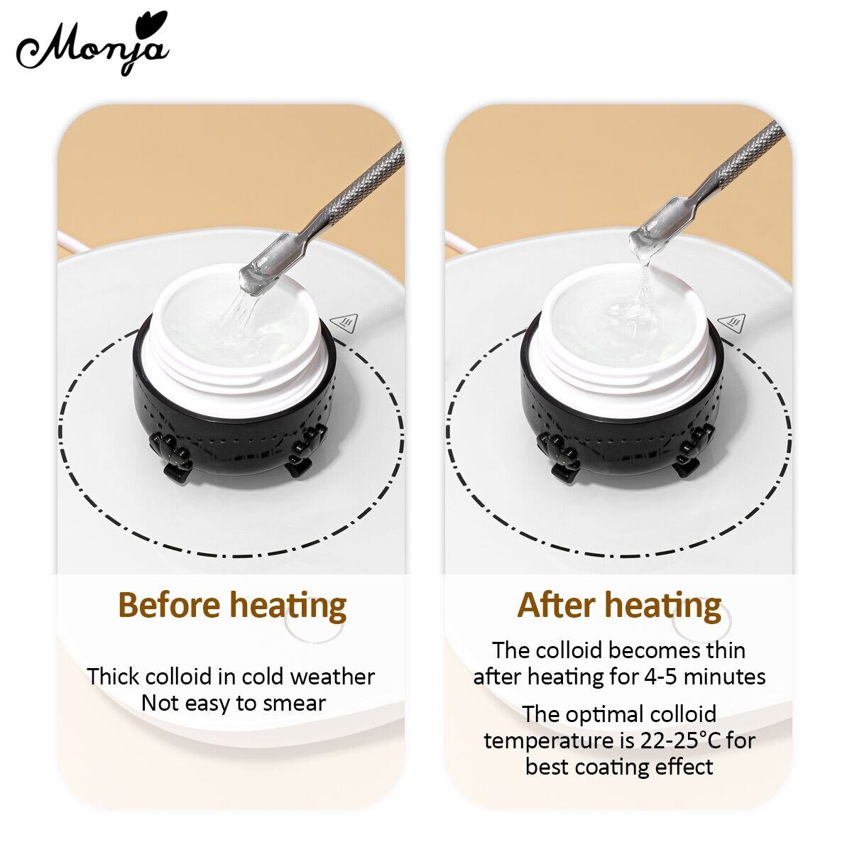 Monja Nail Polish Heating Pad US Plug Extension Ge... – Grandado