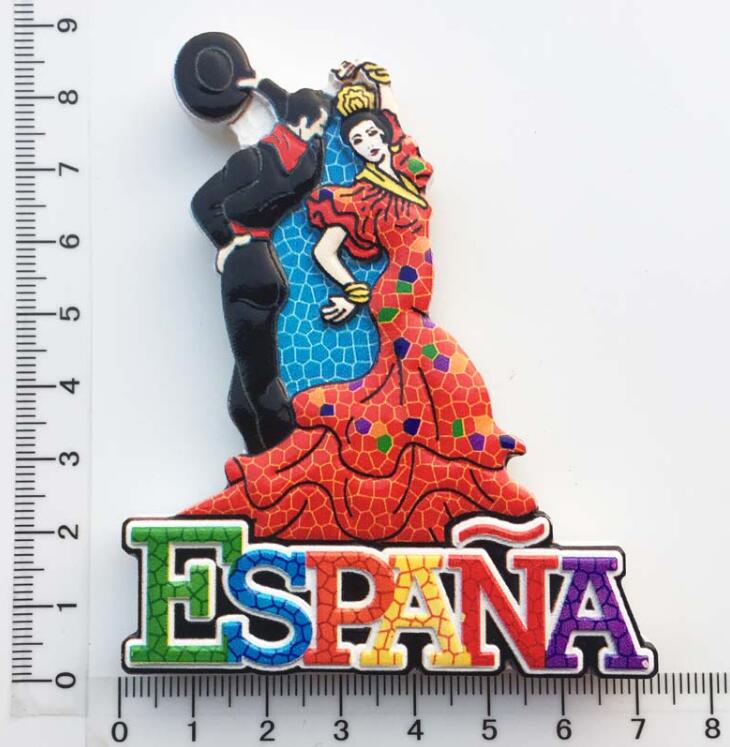 Spanish flamenco Fridge Magnet Souvenir Decor – Grandado