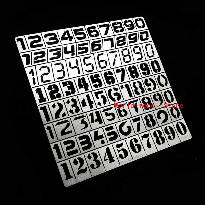 1/35 Apparatuur Nummer Sjabloneren Template Algeme... – Vicedeal