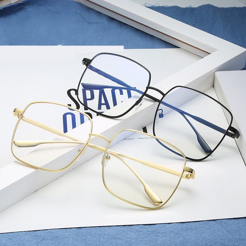 Classic Oversized Anti-blue Light Optical Eyeglass... – Grandado
