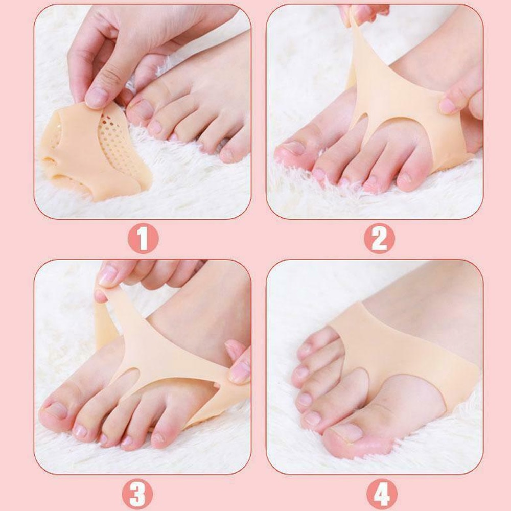 Silicone Hollow Forefoot Pad Reusable Cozy Foot Pa... – Grandado
