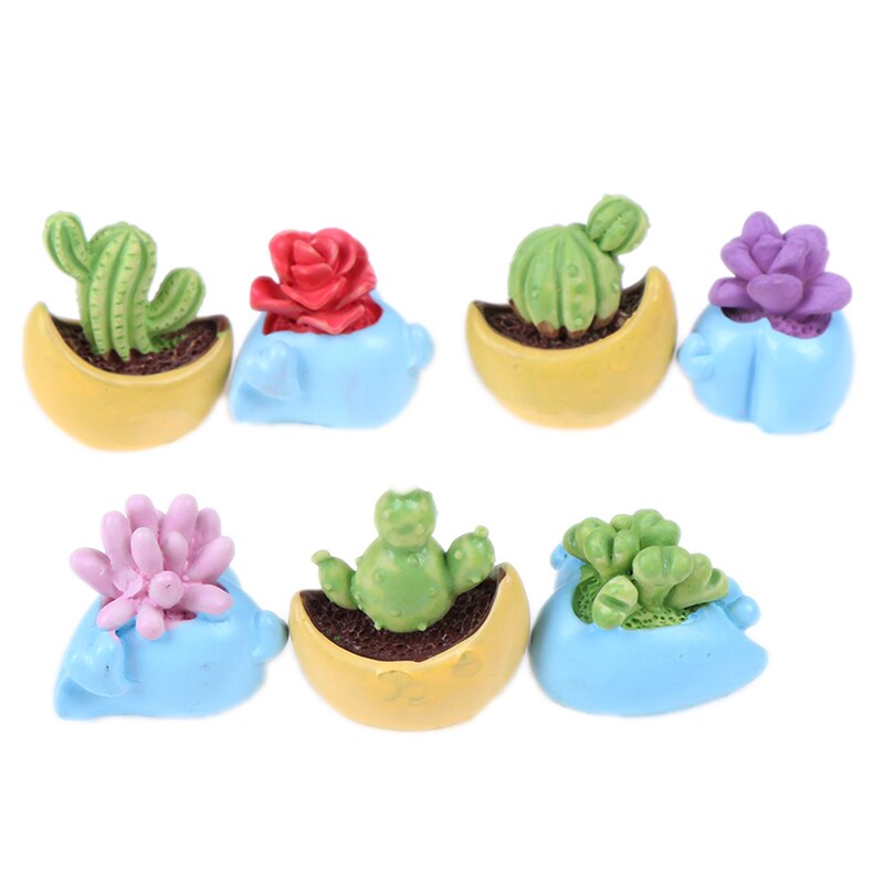 DIY Dollhouse Micro Landscape Garden Potted Plant ... – Vicedeal