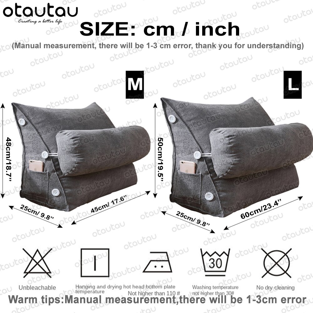 Grand coussin de dossier Triangle d'ingénierie sim... – Grandado