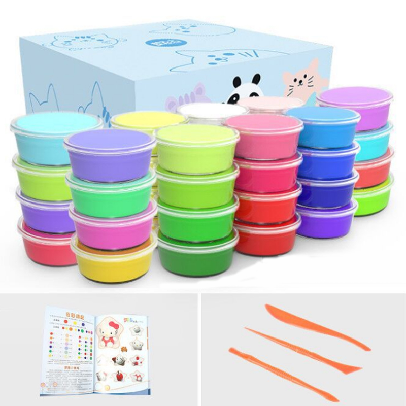 Box Set 36 colors Plasticine Play Clay Slimes Magi... – Grandado