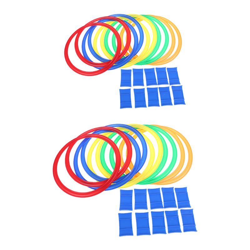 10 Pcs Hopscotch Ring Game Toys for Kids Sensory I... – Grandado