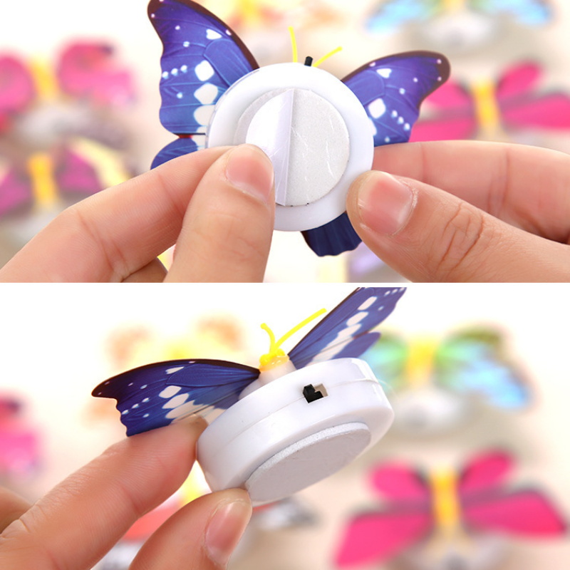 Wallpaper Colorful Butterfly LED Night Light 3D Wa... – Grandado