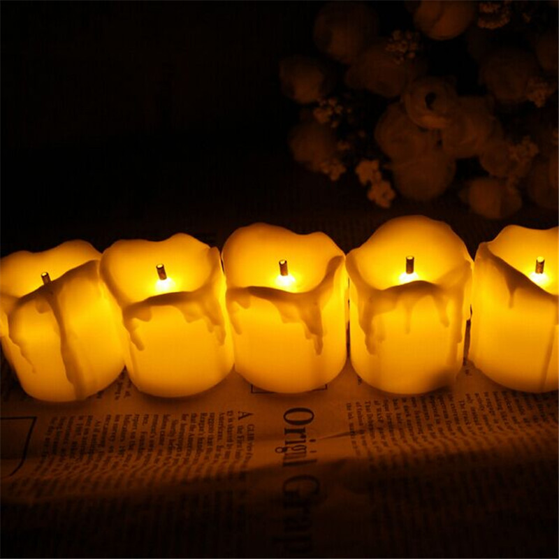 Set of 12 Ultra bright decorative candles,Led boug... – Grandado