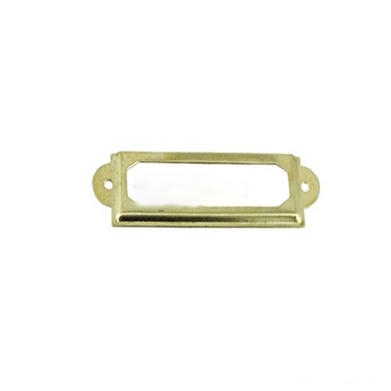 10pcs Antique Brass Golden Metal Label Pull Frame ... – Grandado