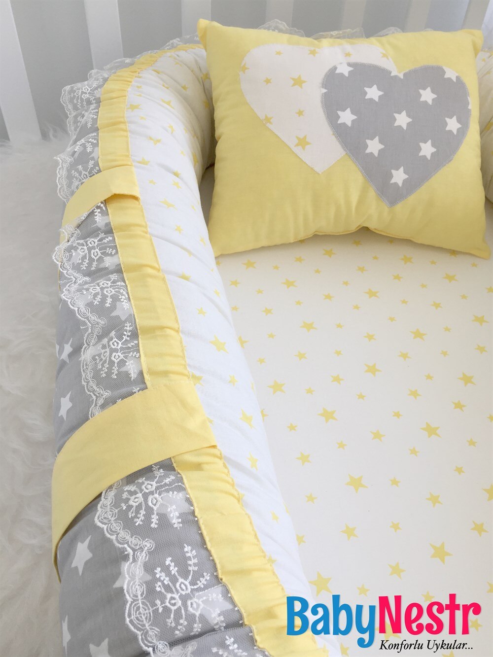Jaju Baby Nest Little Yellow Star Orthopedic Babyn... – Vicedeal