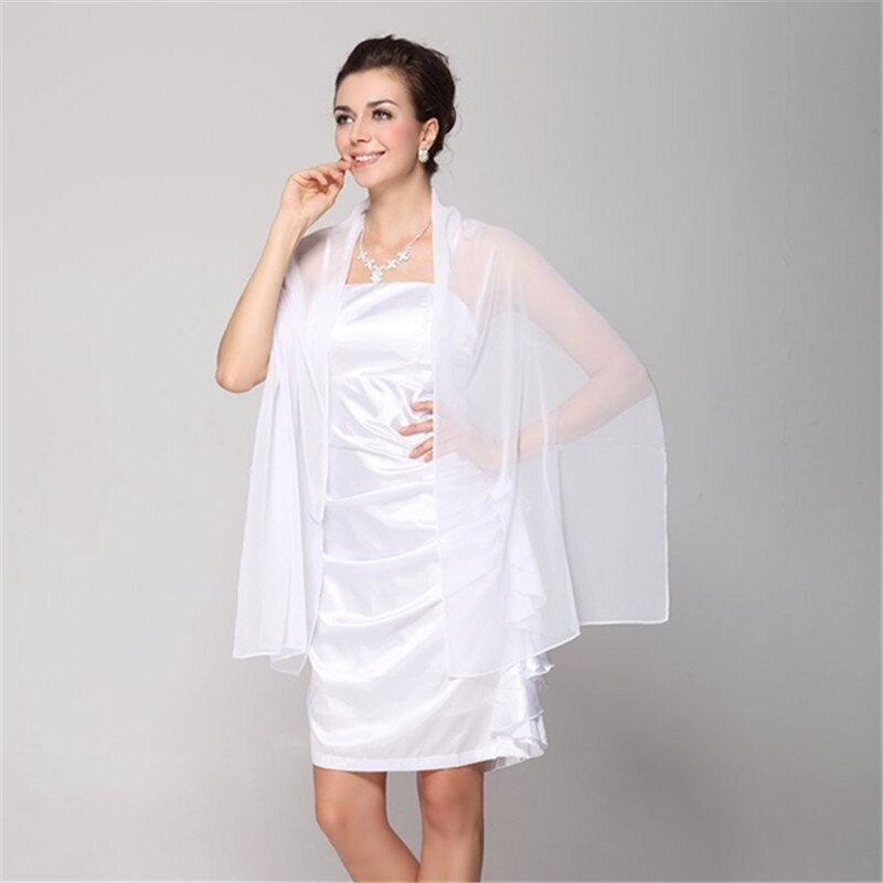 Wedding Jacket Wraps Bolero Chiffon Women Cap Wrap... – Vicedeal