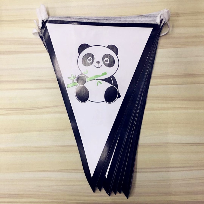 1set Leuke Panda Banner Bunting Vlaggen Wimpel Ban... – Vicedeal