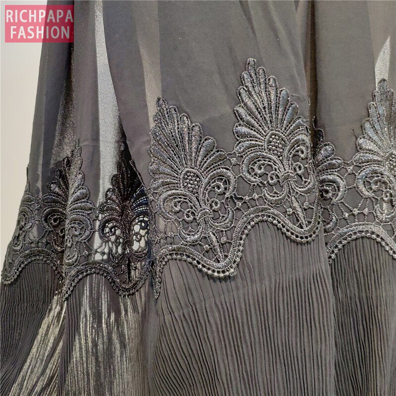 Abaya Pleated Chiffon Hijab Scarf Muslim Hijabs Tu... – Vicedeal