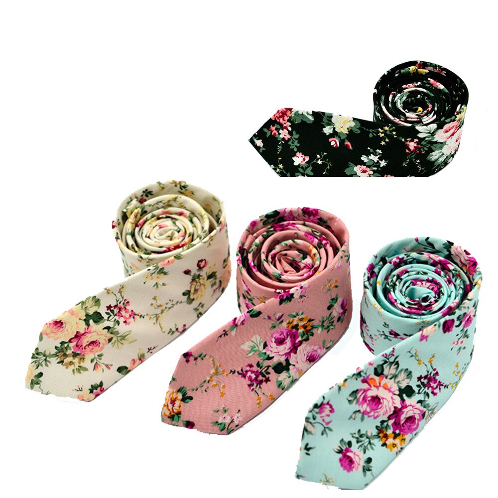 JAYCOSIN Tie Men Floral print Skinny Slim Necktie ... – Vicedeal