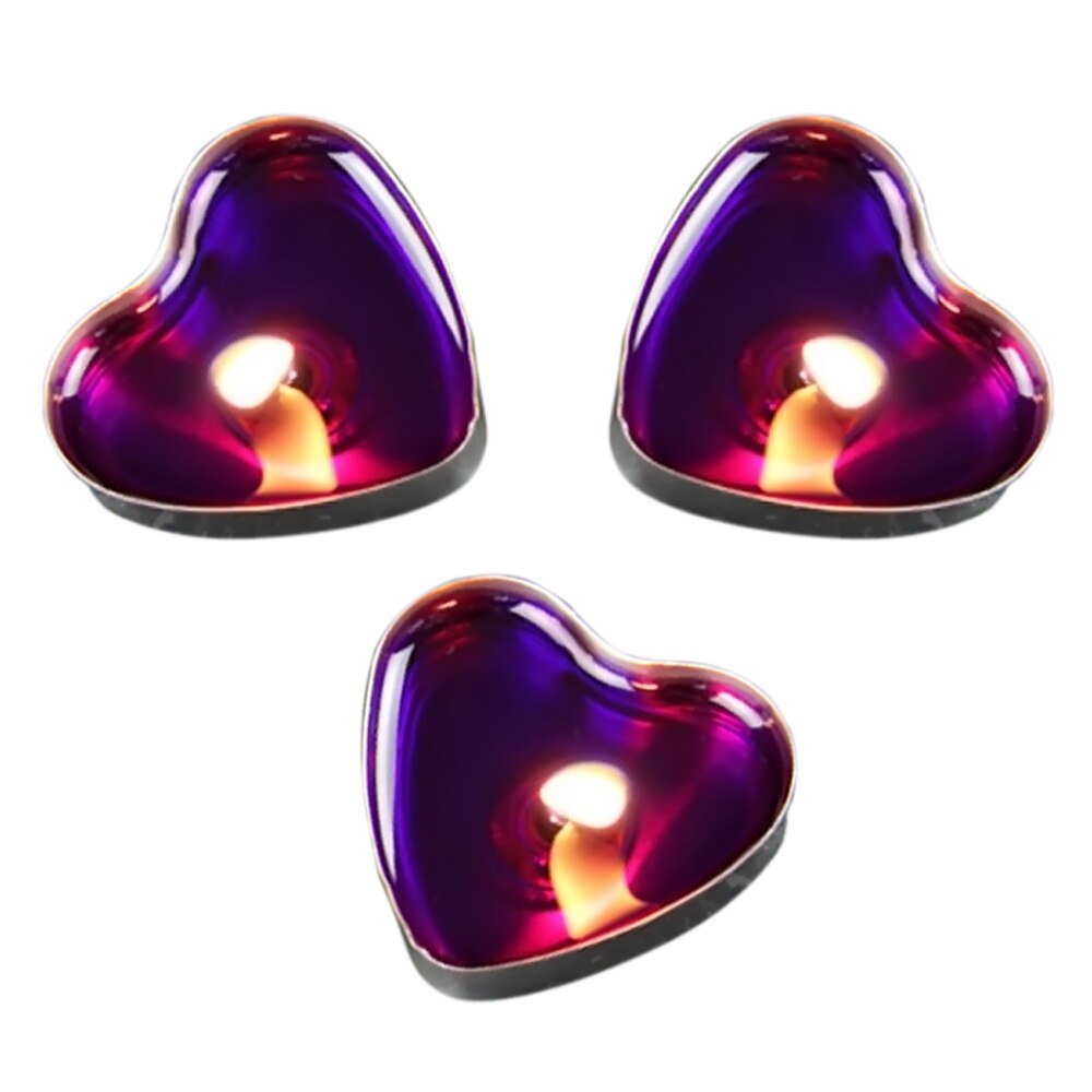 50 stk hjerteform vela stearinlys fødselsdag bryll... – Grandado