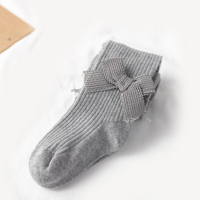 Cartoon Bowknot Baby Mädchen Strumpfhosen Frühling... – Grandado