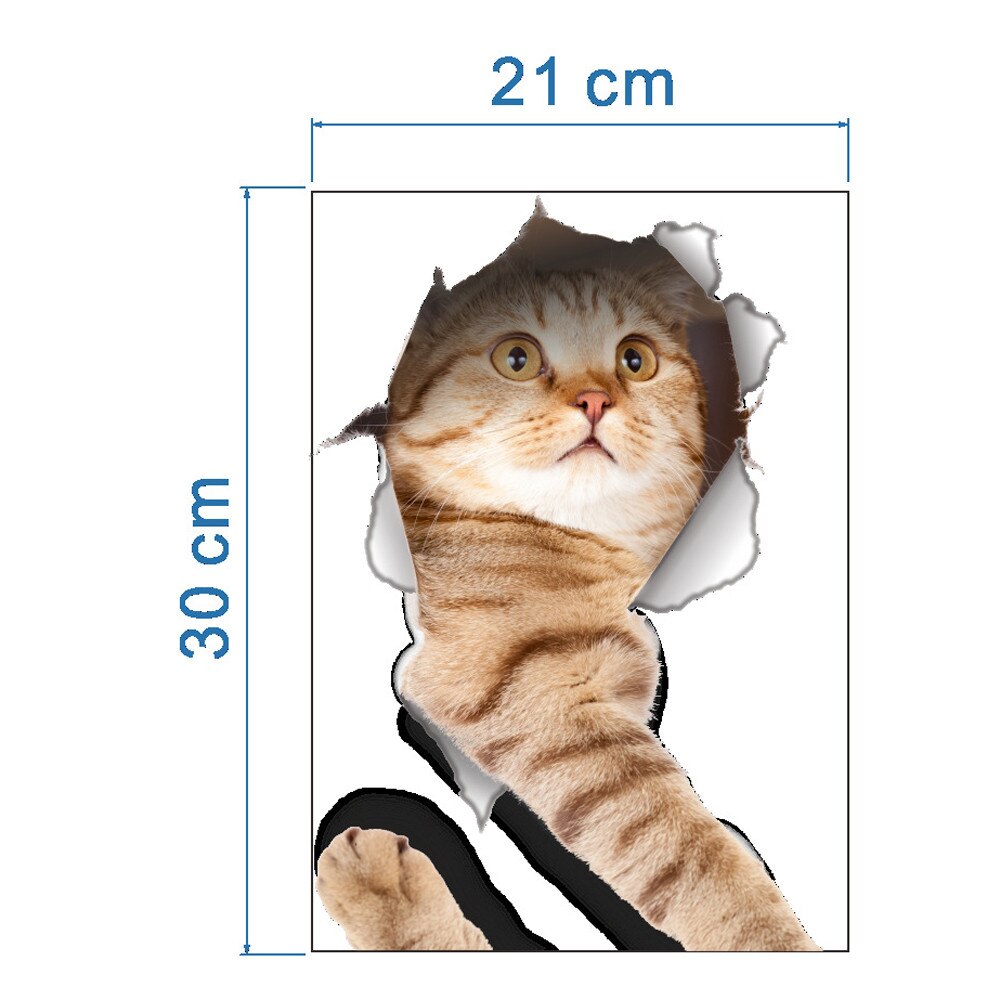 3D Muursticker Gat View Badkamer Woonkamer Home De... – Grandado