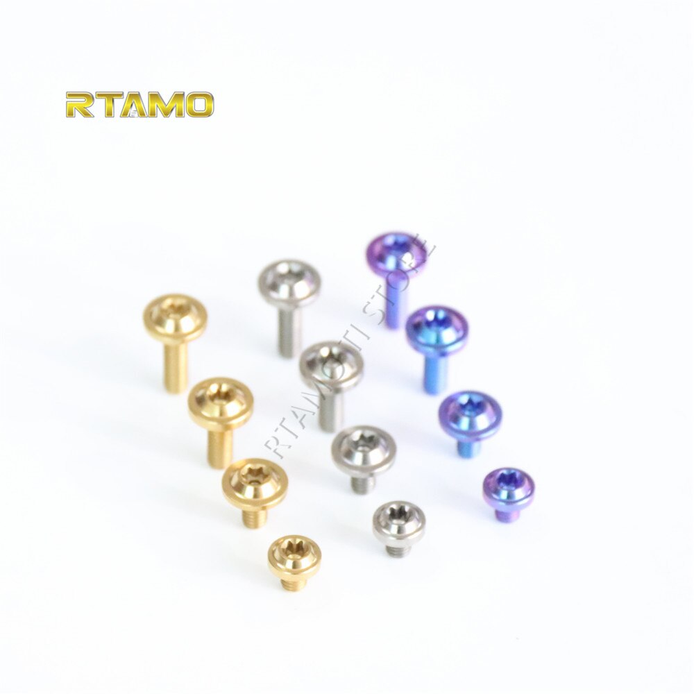Titanium Disc Bolts M4X5/8/12/15mm Titanium Torx H... – Vicedeal
