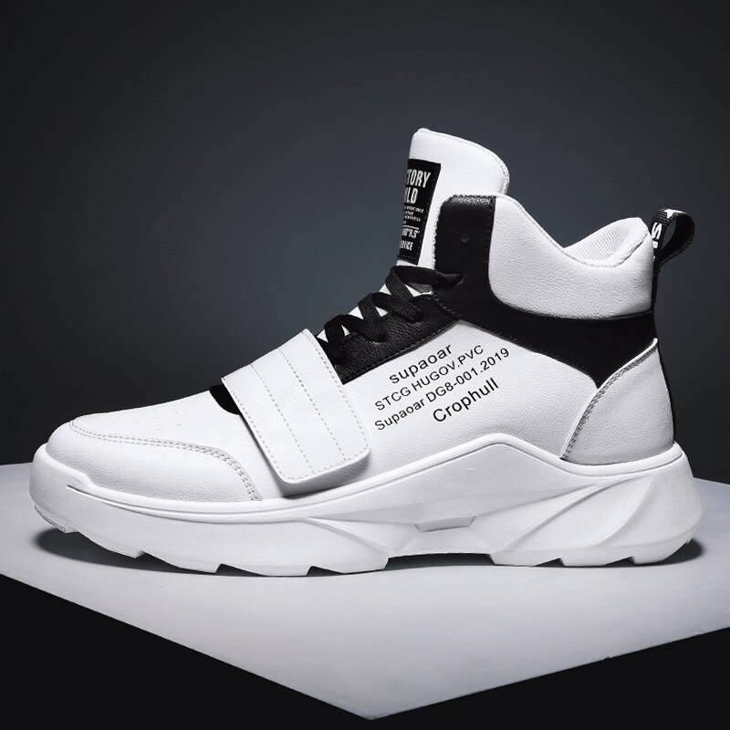 PU Platform shoes men Skateboarding shoes student ... – Vicedeal