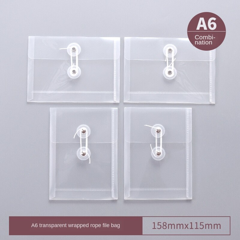 A4 A6 transparent capacity file bag plastic test p... – Vicedeal