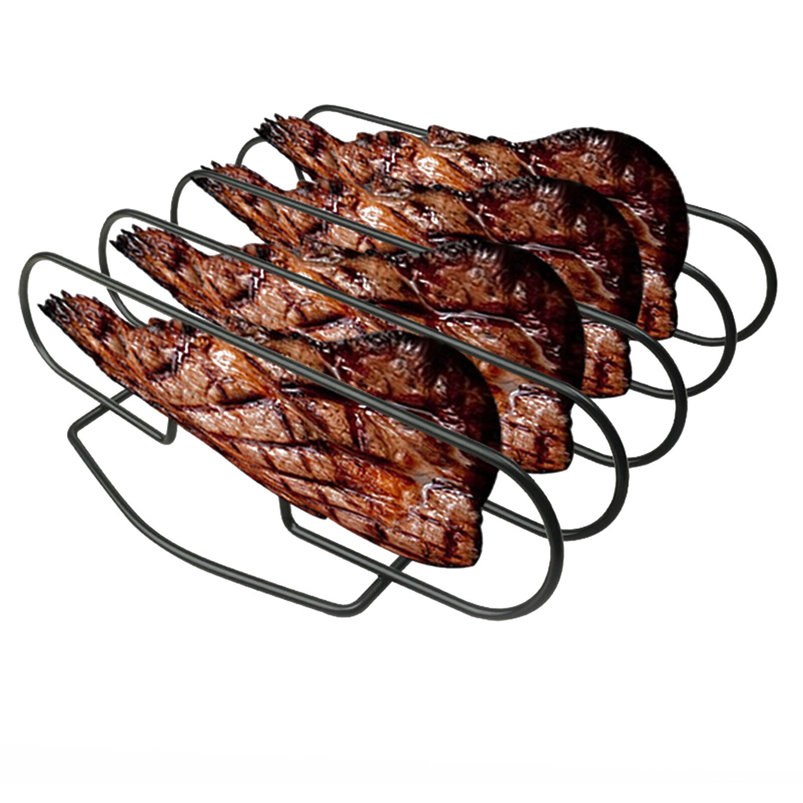 Non-Stick Stainless Steel Steak Rack Stand Holders... – Vicedeal