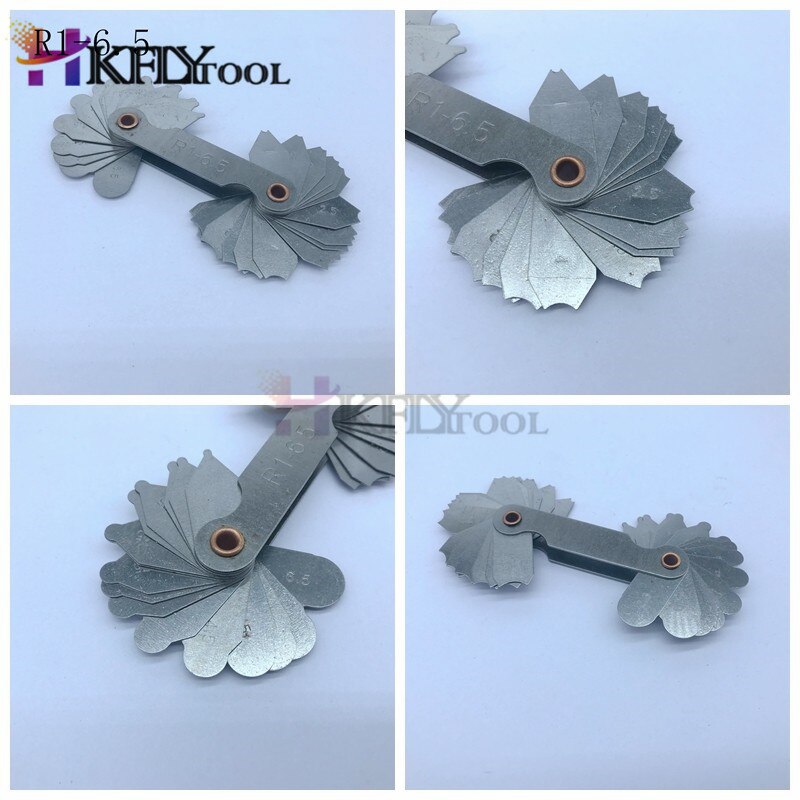 32pcs/set R1-6.5 Stainless Steel Radius Gauge Samp... – Vicedeal