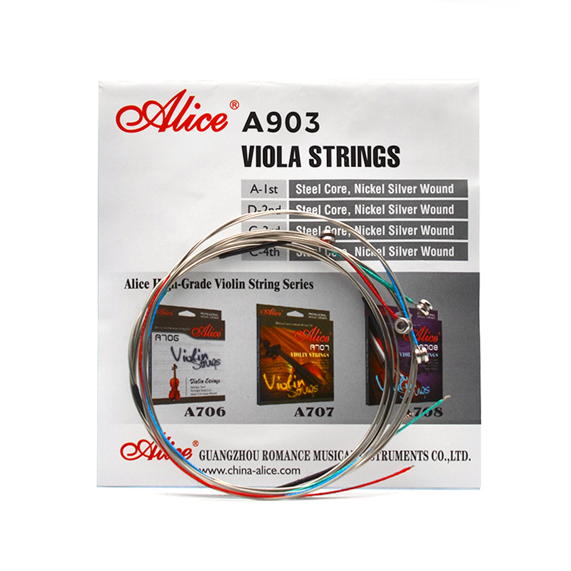 Alice A903 Nickel Silver Wound Viola Strings 1st-4... – Grandado