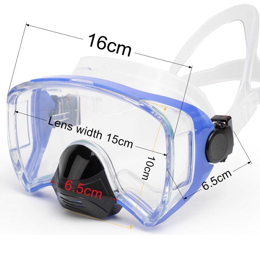 GTOS wide one vision scuba free diving mask Dive a... – Vicedeal