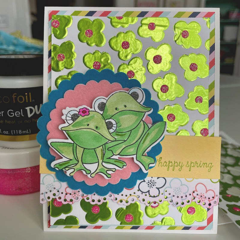 Frog Lover Clear Stamp Set and Coordinating Dies F... – Grandado