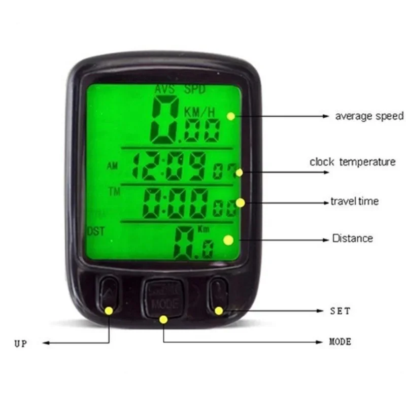 Waterproof Mini Bike Distance Counter Bike Speedom... – Grandado