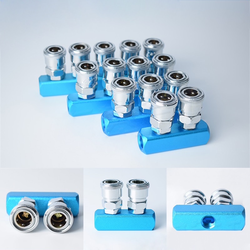 1PCS Round/Straight Two-way Pneumatic Joint Quick-... – Grandado