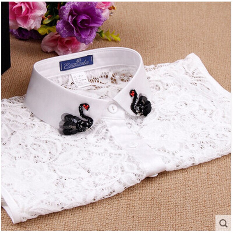 and Retial Lace Detachable Collars Cartoon Swan Fa... – Grandado