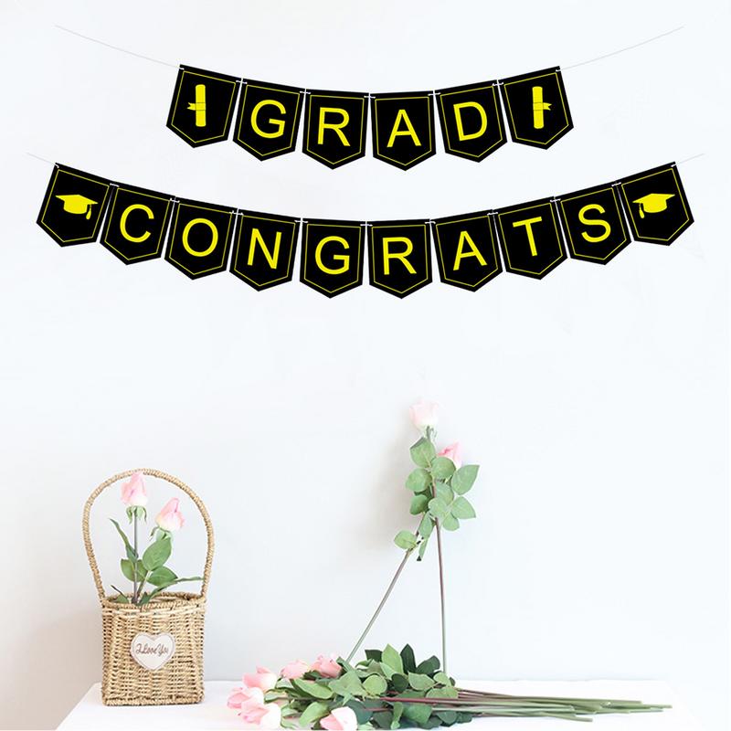 CONGRATULATIONS Banners Graduation Banners Class o... – Vicedeal
