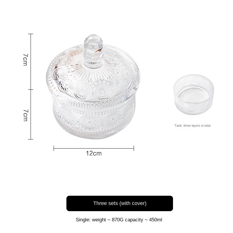 Light Luxury Glass Candy Box Nordic Jewelry Storag... – Vicedeal
