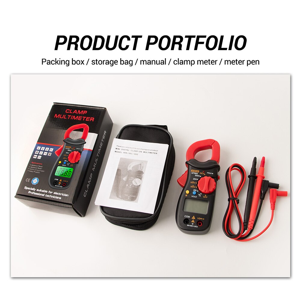 Measuring Tool Digital Clamp Multimeter 1999 Count... – Grandado
