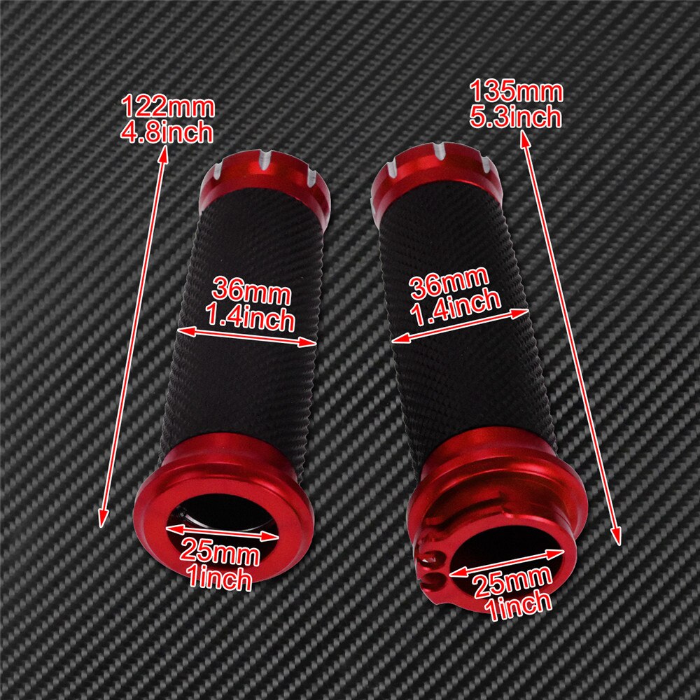 Motorfiets 1 ''Handgrepen 25Mm Rode Handvat Bar Gr... – Vicedeal
