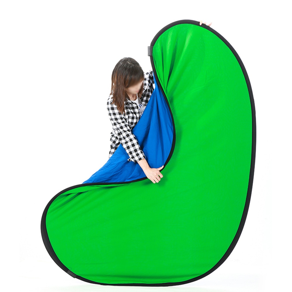 Foldable 100*150cm 2 In 1 Oval Collapsible Blue An... – Grandado