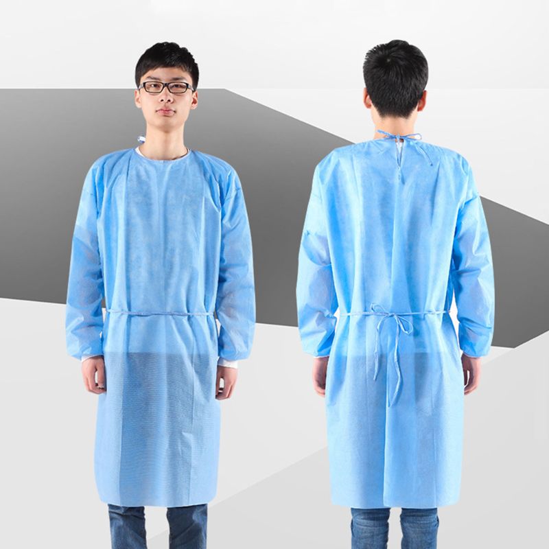 10Pcs Isolation Gown with Elastic Cuff Disposable ... – Grandado