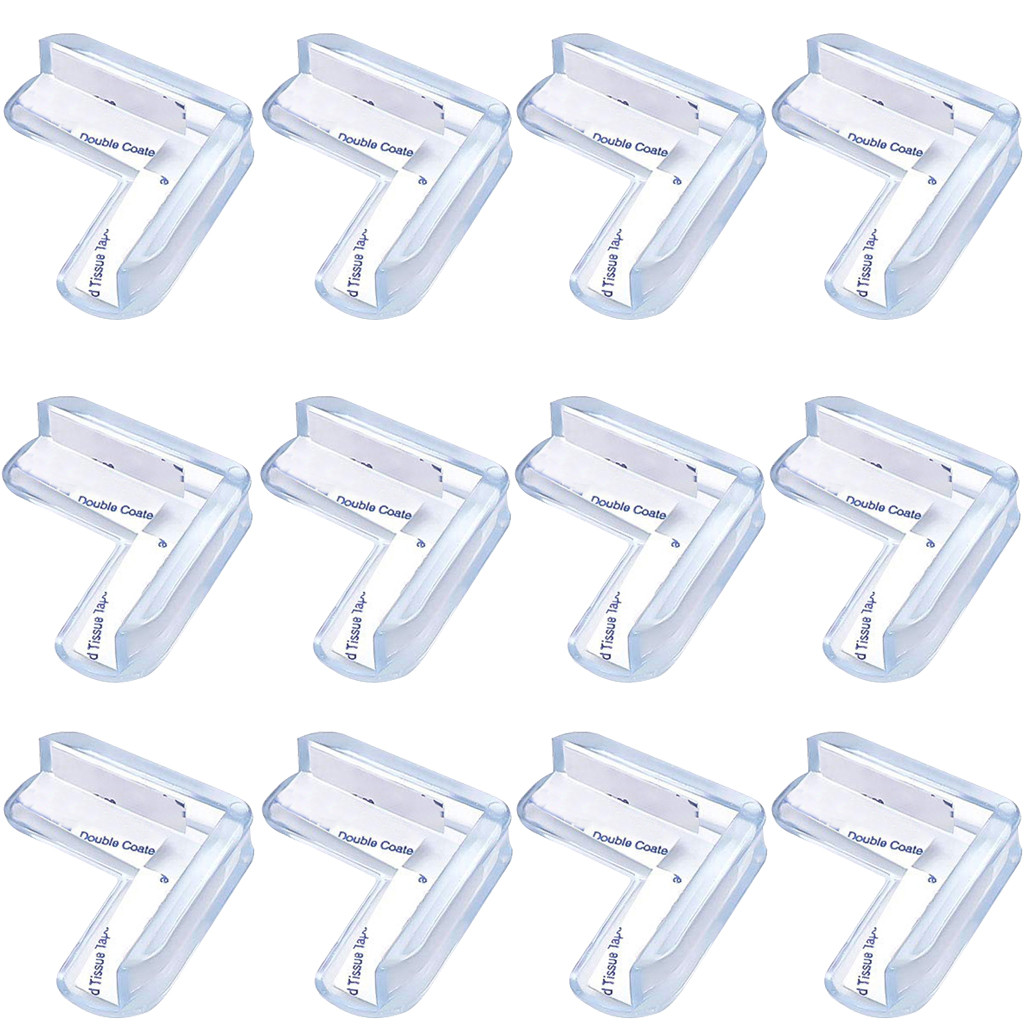 12Pcs Corner Guards Baby Safety L Shape Transparen... – Vicedeal