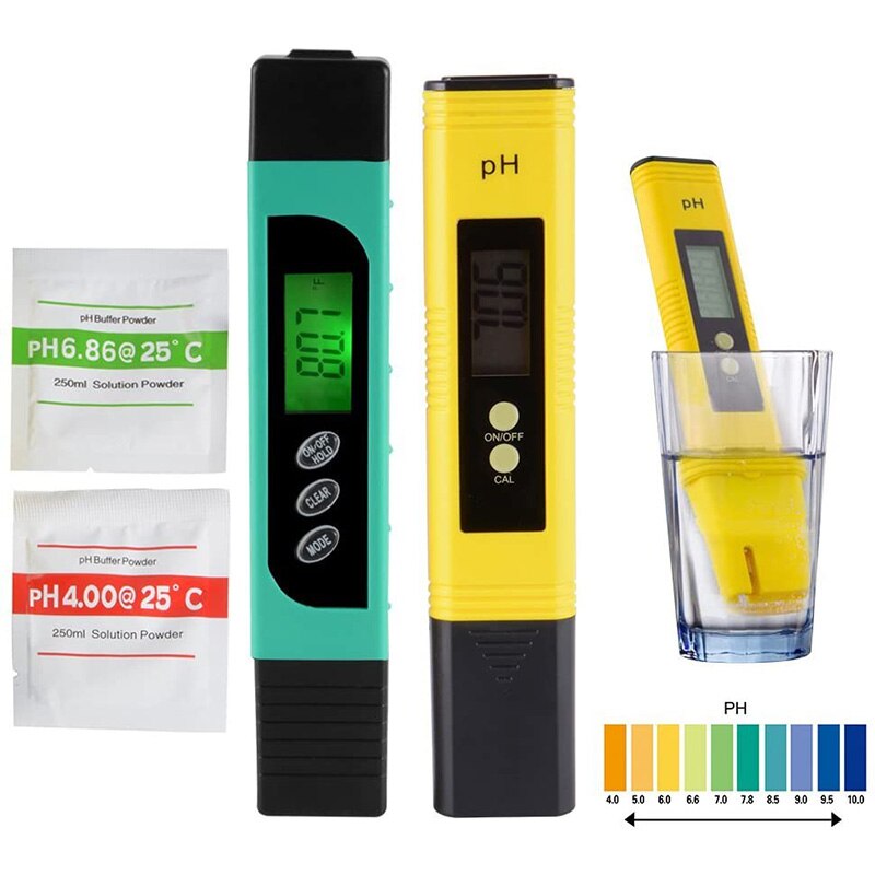 TDS + EC Tester + 3In1 Thermometer and PH-Meter, W... – Grandado
