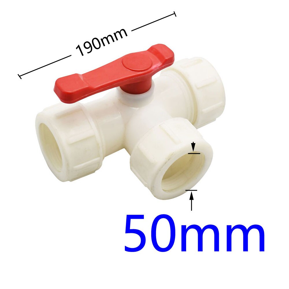 20/25/32/40/50/63mm PVC PE Water Tube Connector 3-... – Grandado