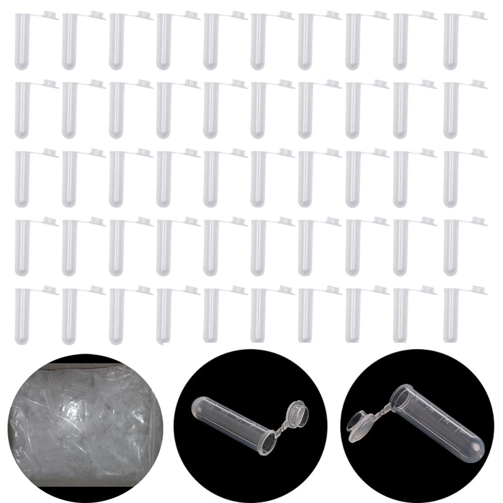 Centrifuge Tubes 50Pcs 5ml Plastic Clear Snap Cap ... – Vicedeal