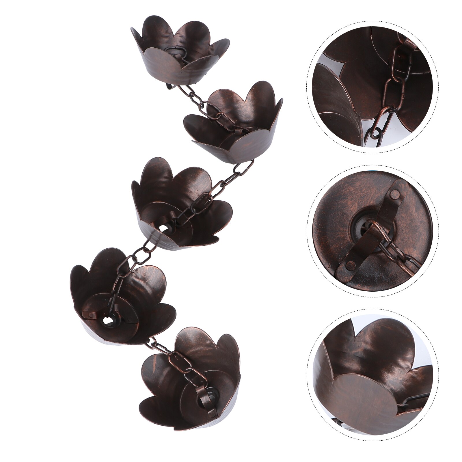 1m Universal Roof Corner Rain Chain Metal Rain Cat... – Vicedeal