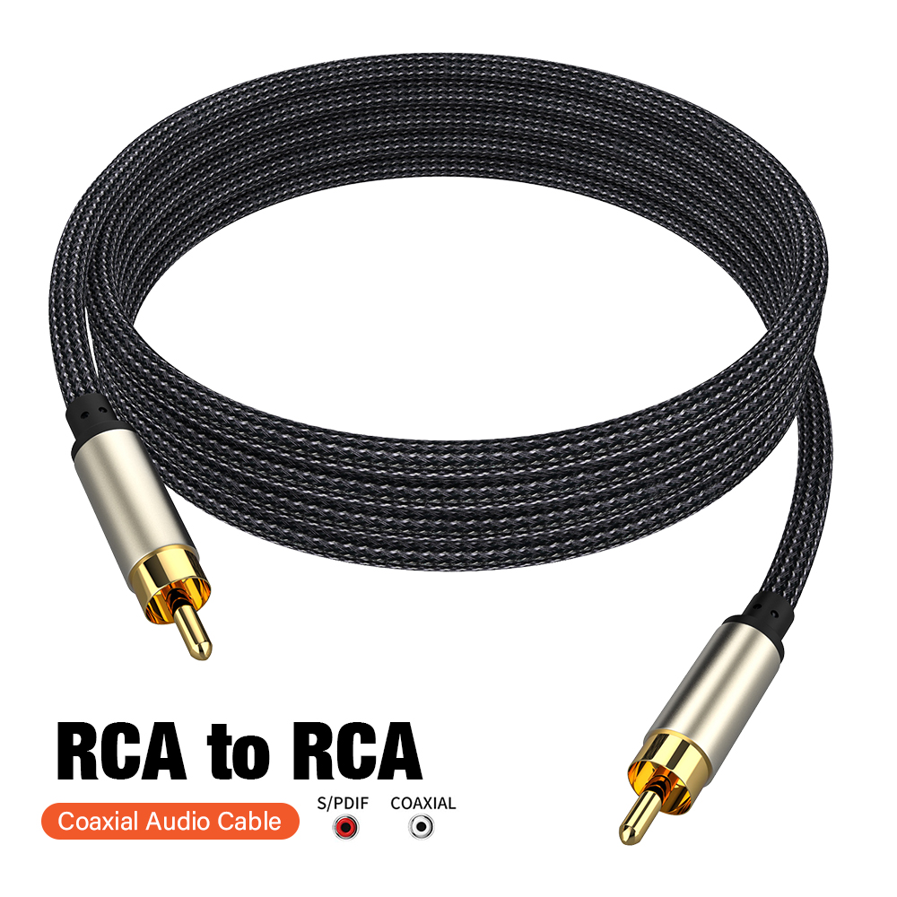 Gold Plated Digital Audio RCA Cable Premium Stereo... – Vicedeal