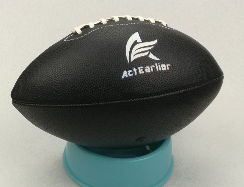 Rugby Sports Official Size 6 Black Color American ... – Vicedeal