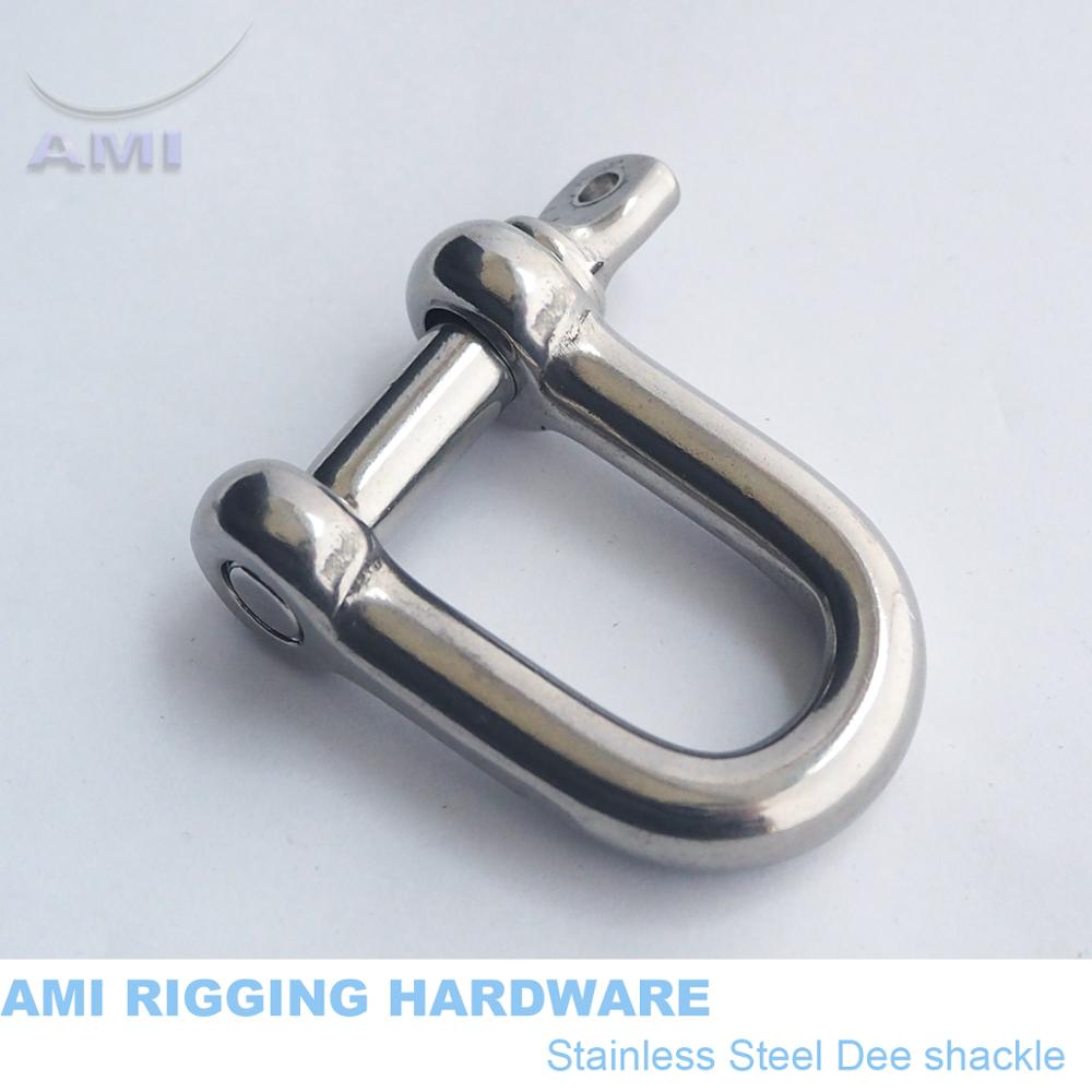 10mm D Shackles With Screw Pin Stainless Steel 316... – Vicedeal