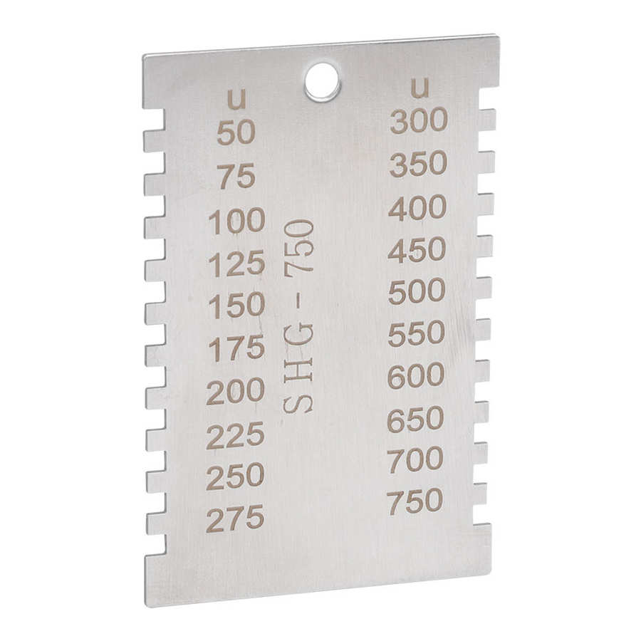 Rectangular thickness gauge wet film comb measurin... – Grandado