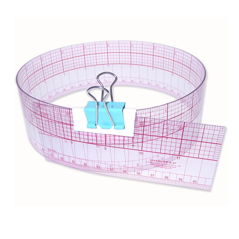 1PC 60cm Built-in Common Clothing Ruler Plastic Pr... – Grandado