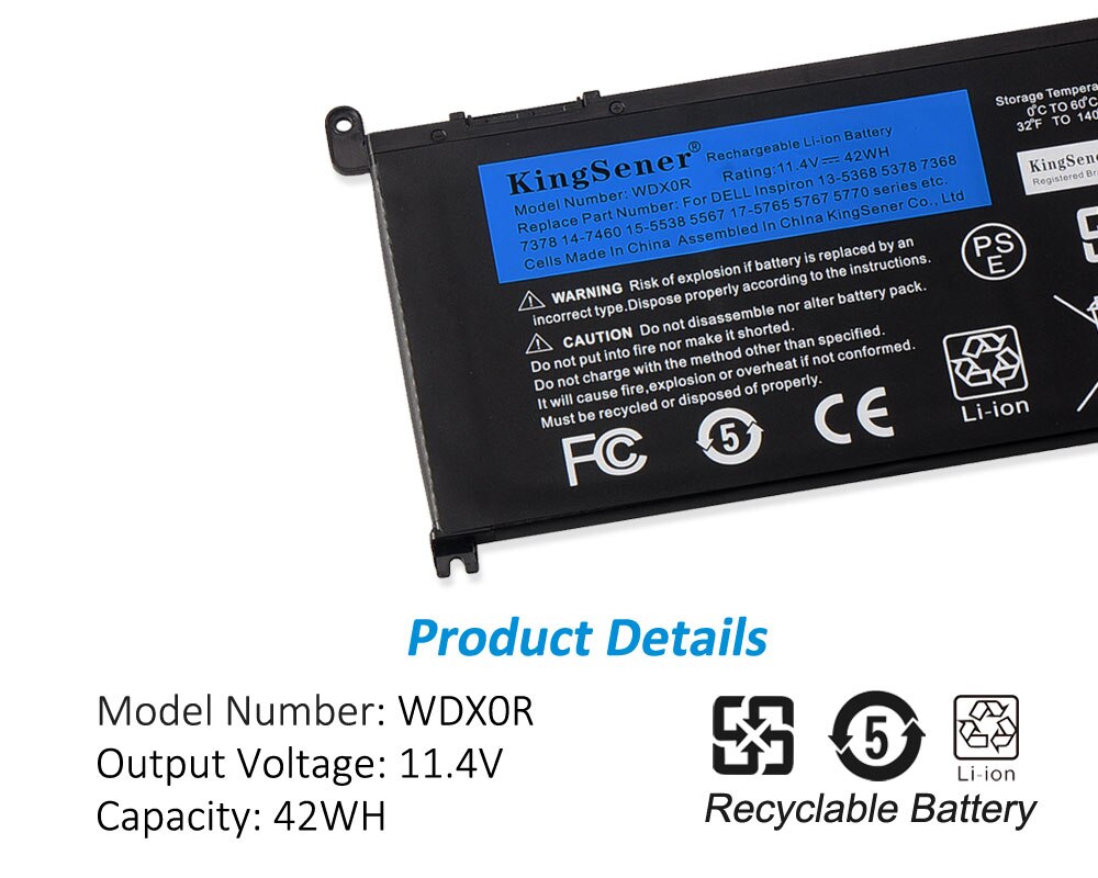 KingSener WDXOR Laptop Battery For DELL Inspiron 1... – Grandado