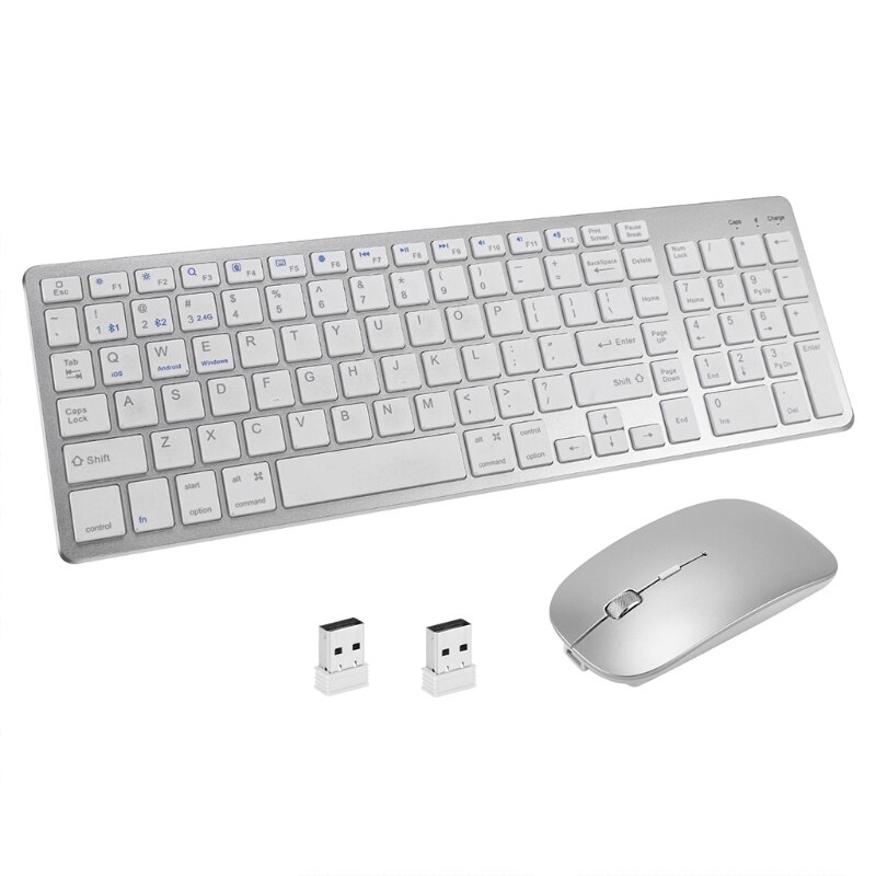 Durable USB RGB Wireless Keyboard & Mouse Comb... – Vicedeal