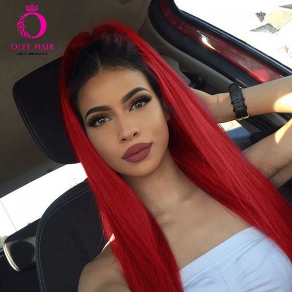 Oley Speciale Aanbieding Lange Rechte Rode Pruik L... – Grandado